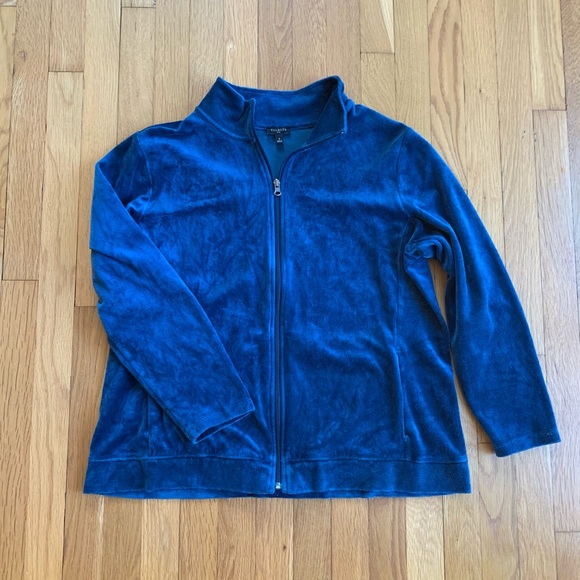 Talbots | Other | Talbots Velour Track Suit With Zip Up Jacket And Pull ...